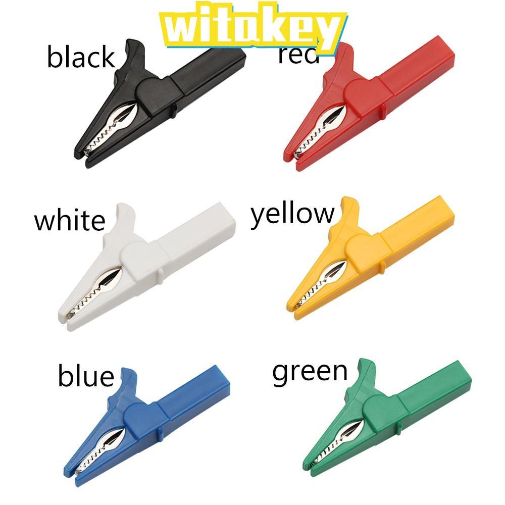 WITAKEY 5 ชิ้น 55 มิลลิเมตรจระเข้คลิปฉนวนมัลติมิเตอร์พลาสติกจระเข้ Clamp | Shopee Thailand