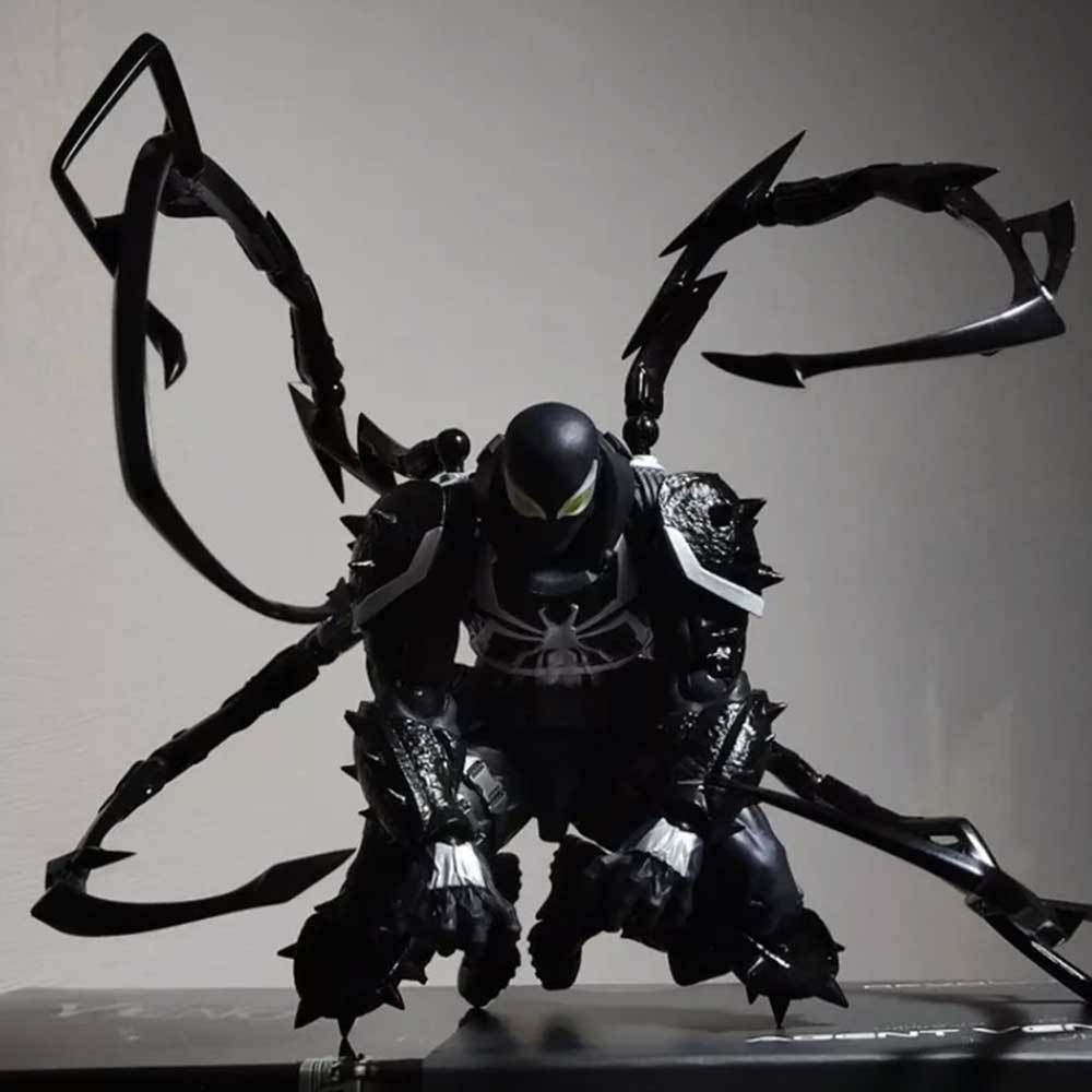 Marvel Agent Venom Anti Venom SHF Carnage Action Figure Movable Joint ...