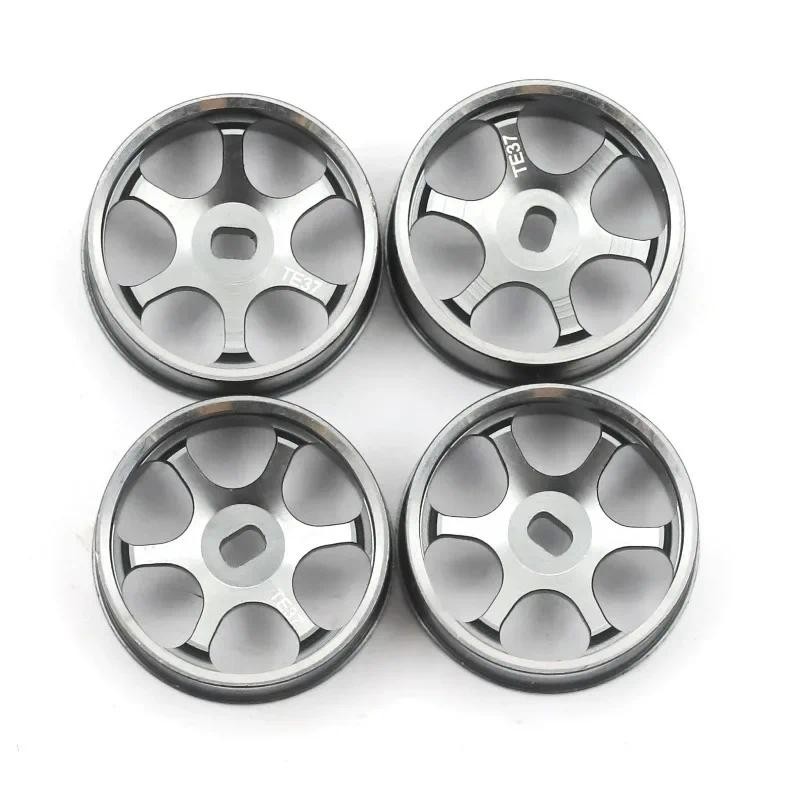 4 ชิ้น Drift ยาง Tyre ขอบล้อโลหะ TE37 ดุมล้อสําหรับ Wltoys 284131 K969 ...