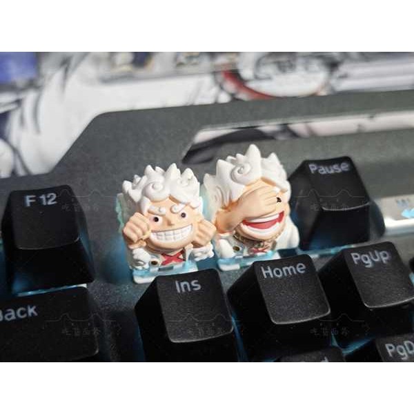 keycaps gmk keycap keycap ไทย ปุ่มกด DIY One Piece ปุ่มกด Nika Luffy ...