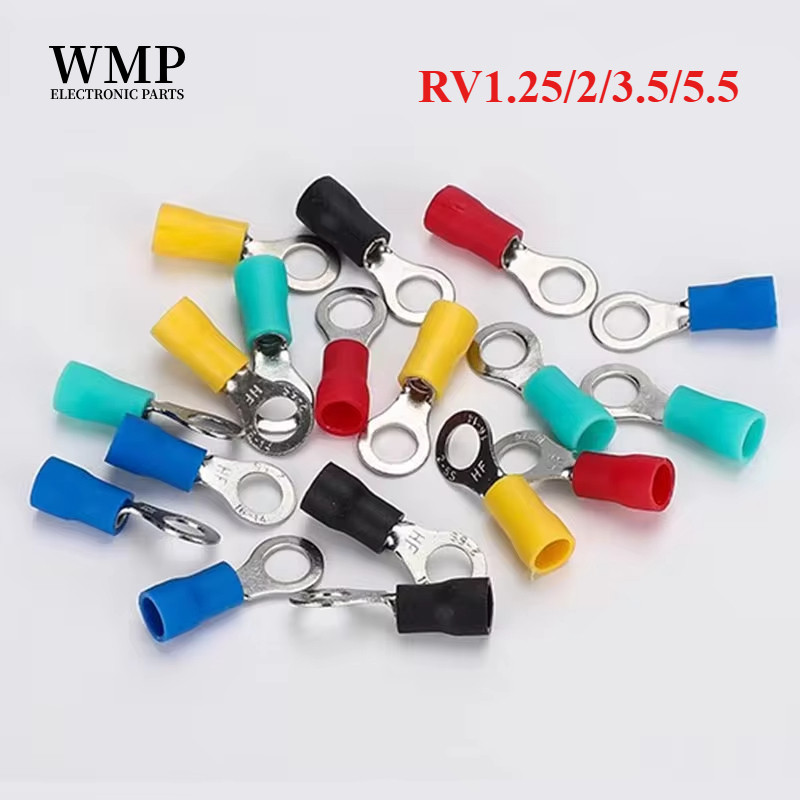 50/20 ชิ้น RV Series แหวนฉนวน Crimp Terminal RV1.25 RV2 RV3.5 RV5.5 ขั้วต่อสายไฟ | Shopee Thailand