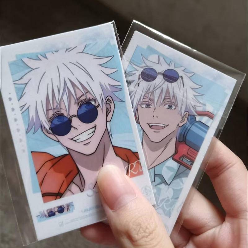 4 ชิ้น/แพ็คอะนิเมะ Jujutsu Kaisen Satoru Gojo Merch แฟนคอลเลกชันตัวละคร ...
