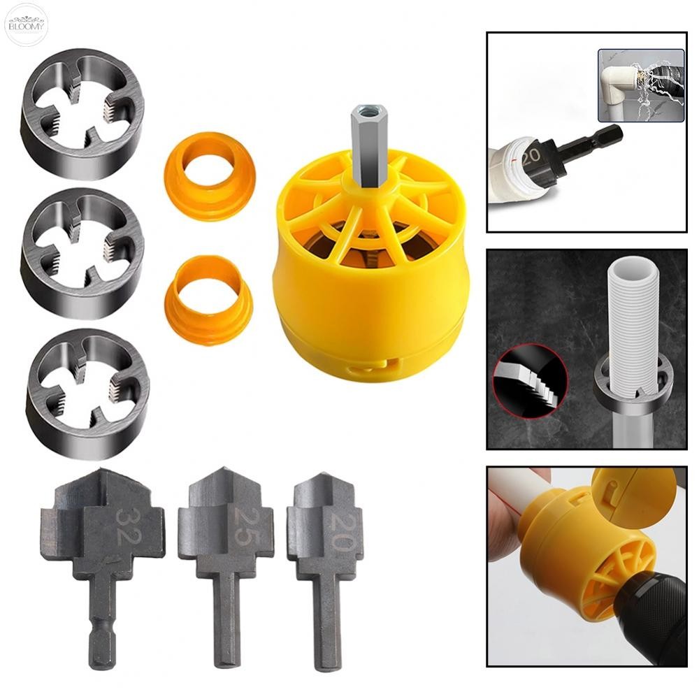 PPR Pipe Threading Tool Set with Stepped Drill Bits for Electric Drills ...