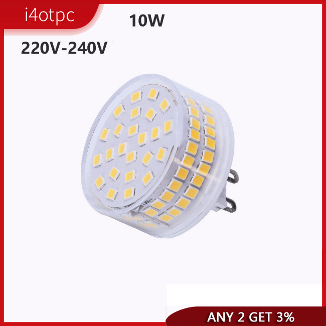I4otpc G9 ไฟ LED 10W 220V โคมไฟขนาดเล็ก 88 ลูกปัด Shadowless หลอดไฟไม่มีการสั่นไหว 360 องศาเห็ด ...