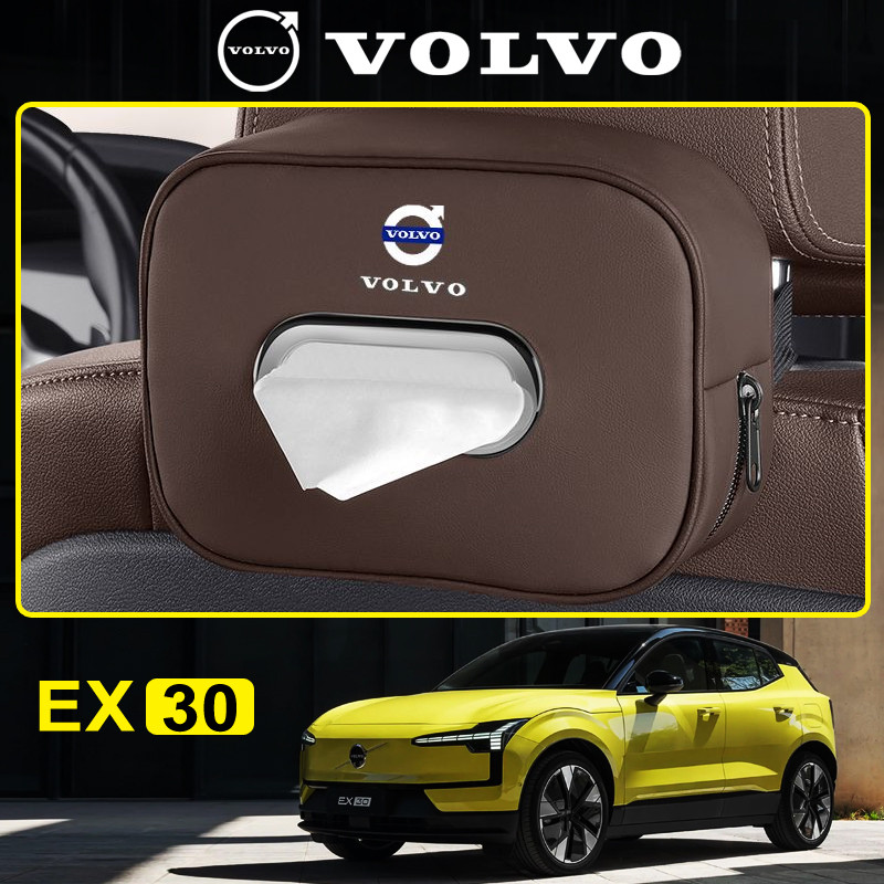 Volvo EX30 ev กล่องกระดาษทิชชู่รถยนต์ XC60/S90/XC90/S60/XC40 พิเศษภายในรถอุปกรณ์เสริมการปรับ ...