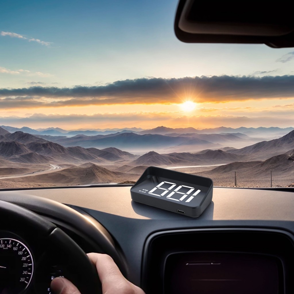 [FAIRLAND] Car Head Up HD Display GPS Speedometer KMH Digital HUD ...