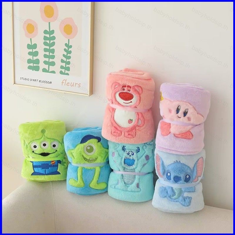 Sanrio Alien Coral ผ้าห่มม้วนกํามะหยี่ office leisure ผ้าห่ม ...