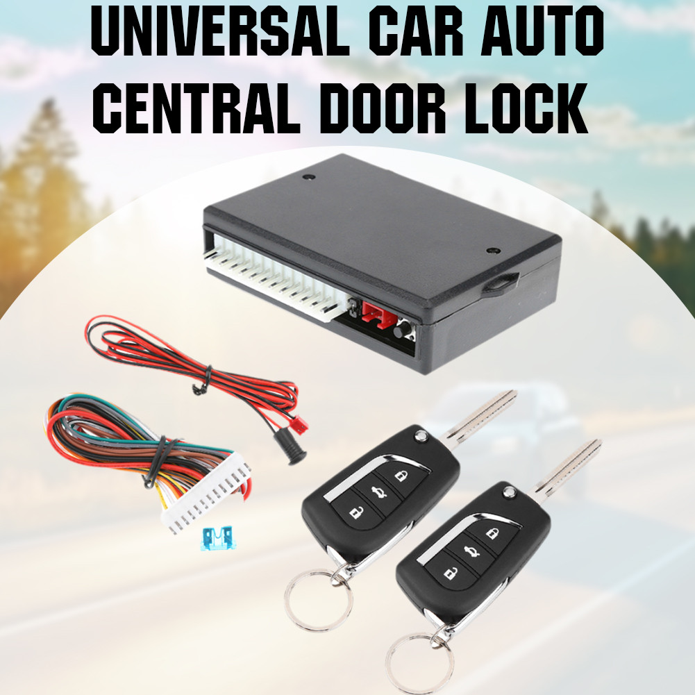 Car Auto Keyless Entry System รีโมทคอนโทรล Central Locking Kit VH13P ...