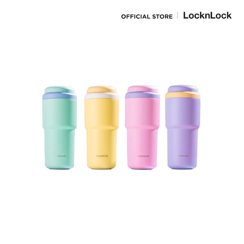 LocknLock แก้วน้ำเก็บอุณหภูมิ The First One Touch Tumbler ความจุ 480 ml ...