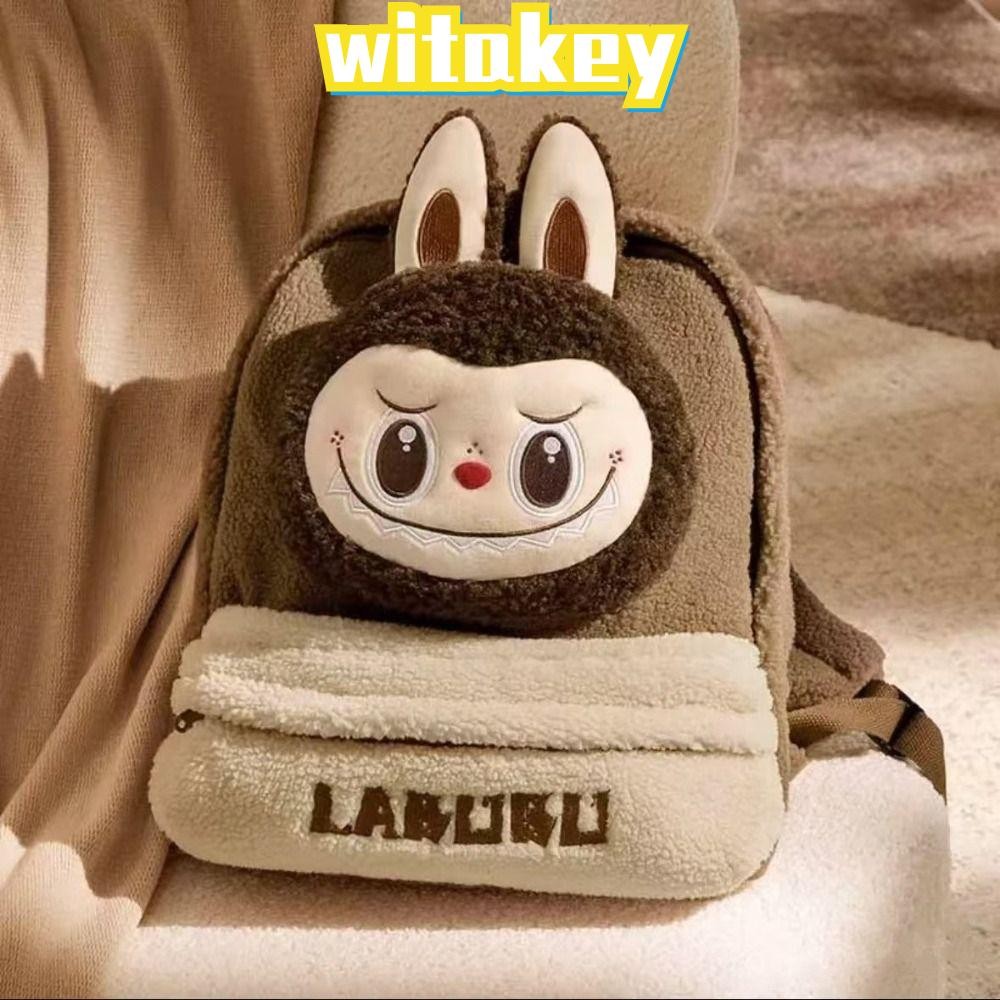 Witakey กระเป๋านักเรียน, POP MART กระเป๋าเป้ตุ๊กตาการ์ตูน, กระเป๋าสะพาย Labubu Classics ความจุ ...