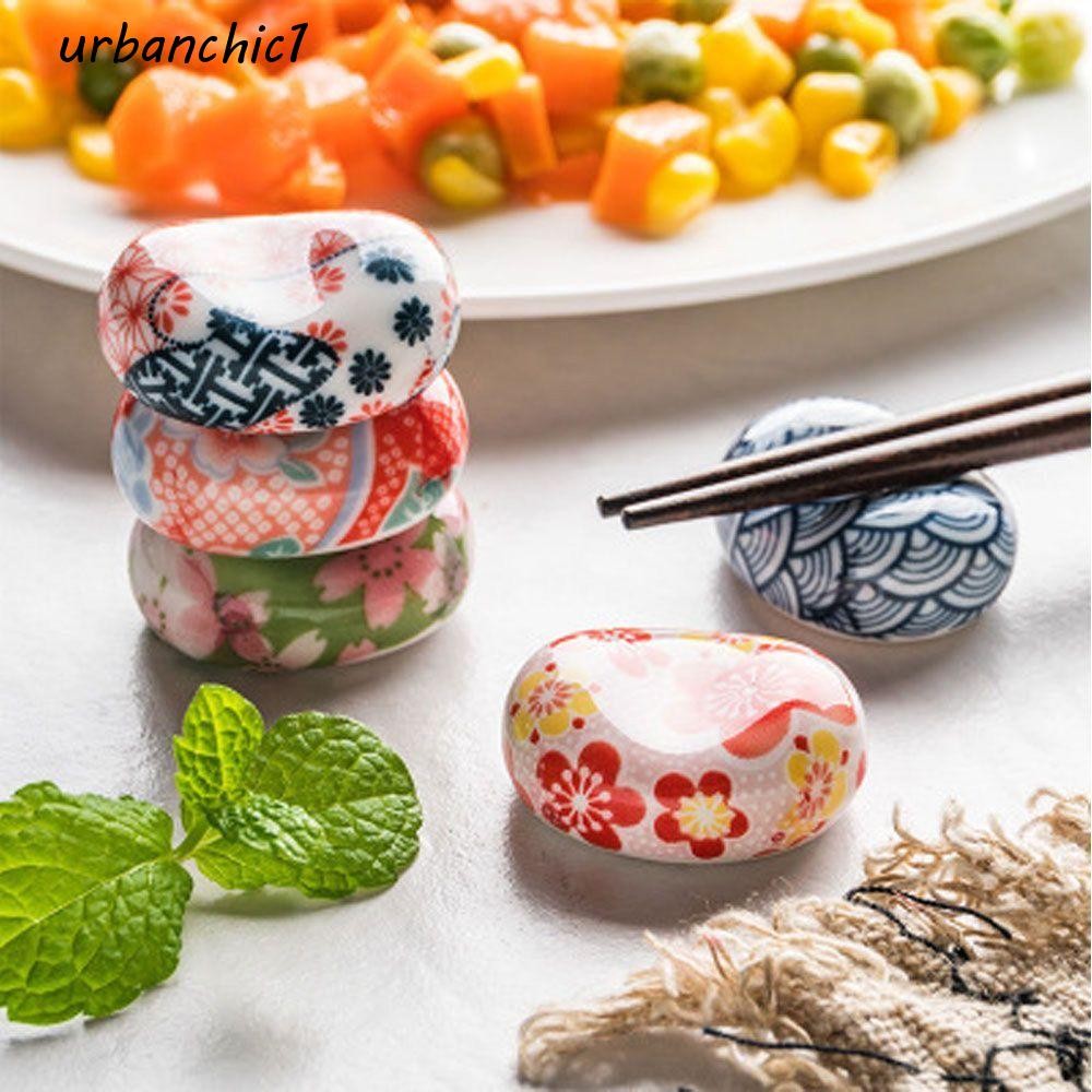 Urbanchic ที่วางตะเกียบ Porcelain Ingots ญี่ปุ่น 6 รูปแบบบนโต๊ะอาหาร ...