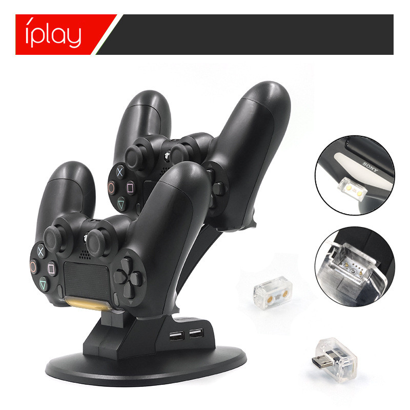 Ps4 slim Gamepad Charger PS4 pro ฐานชาร์จ Dual Handle แท่นชาร์จ Dual ...