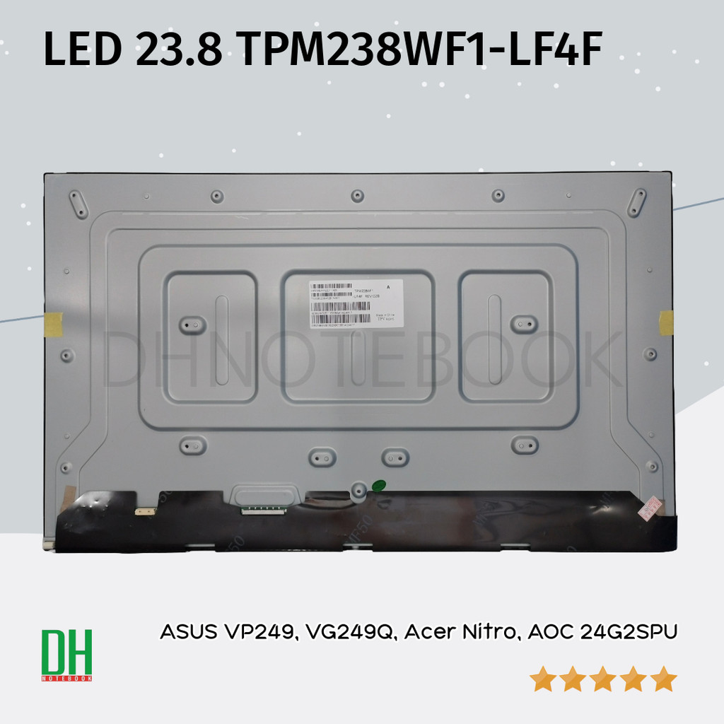 หน้าจอ LCD 23.8 นิ้ว OEM TPM238WF1-LF4F สำหรับ ASUS VP249, VG249Q, Acer ...