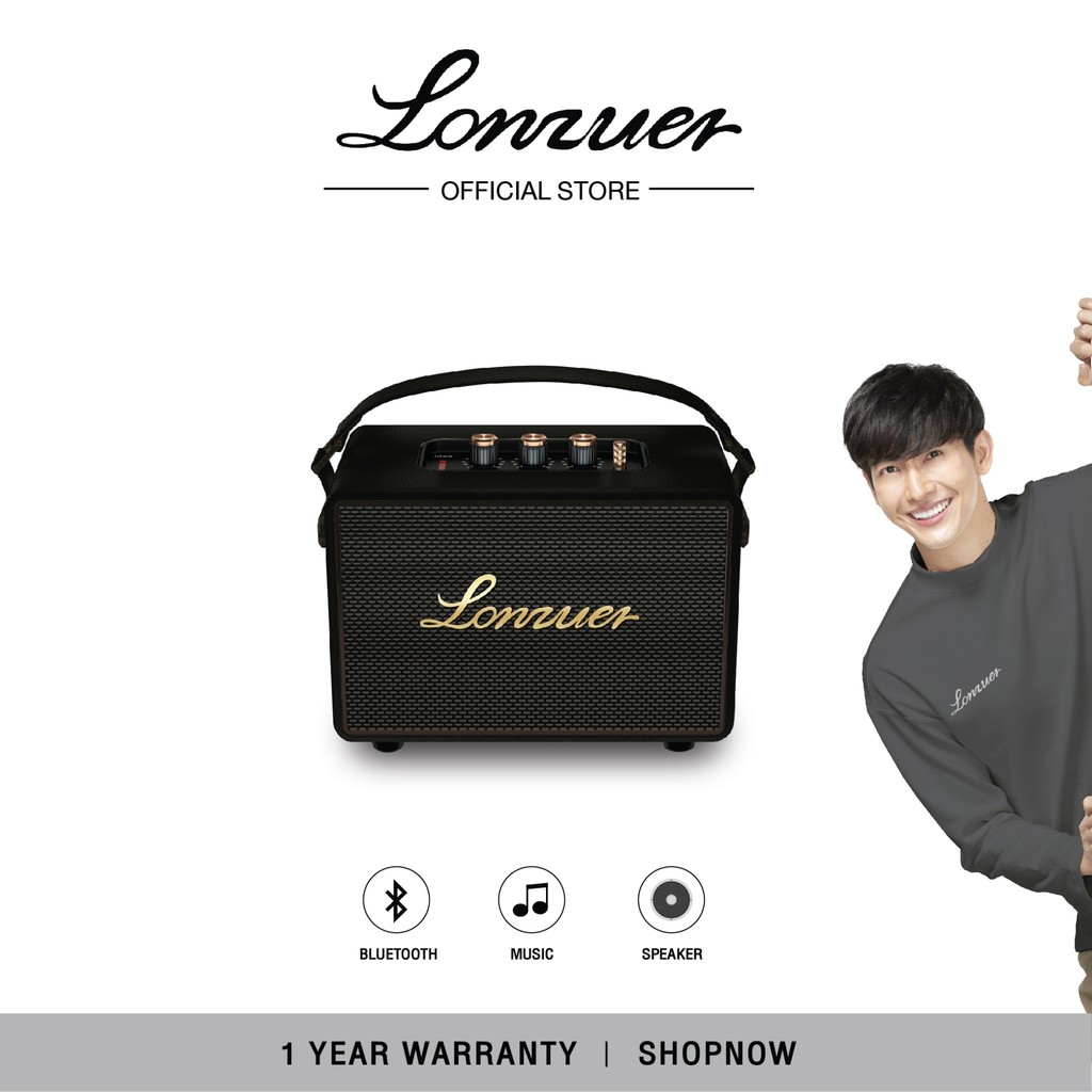 LONZUER IDEA ลำโพงบลูทูธ รับประกัน 1 ปี | Shopee Thailand