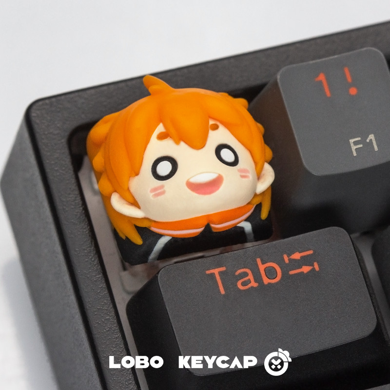 Hinata Shoyo Keycap 3D Creative น่ารักการ์ตูน MX สวิทช์คีย์บอร์ดเรซิ่น ...