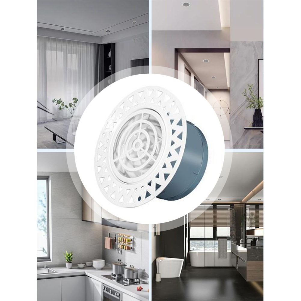 Efficient Air Circulation Round Diffuser Cover for Wall Extractor Fans ...