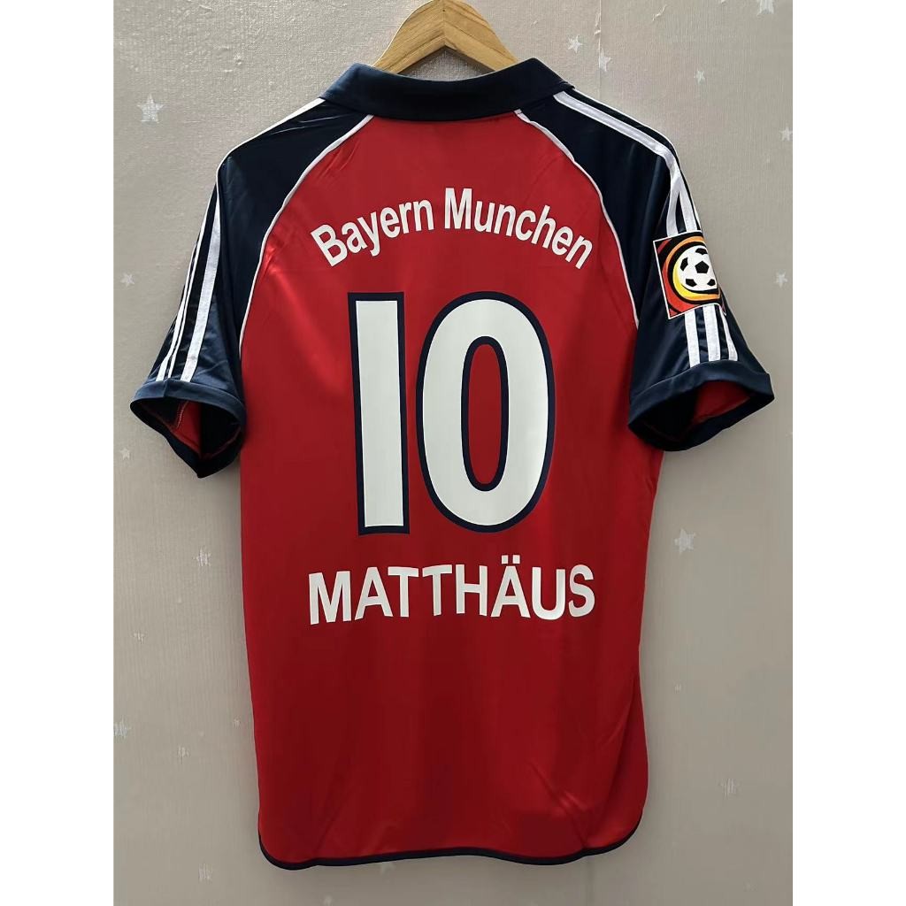00-01 บาเยิร์นมิวนิค MATTHAUS EFFENBERG คุณภาพสูง Home Retro Football ...