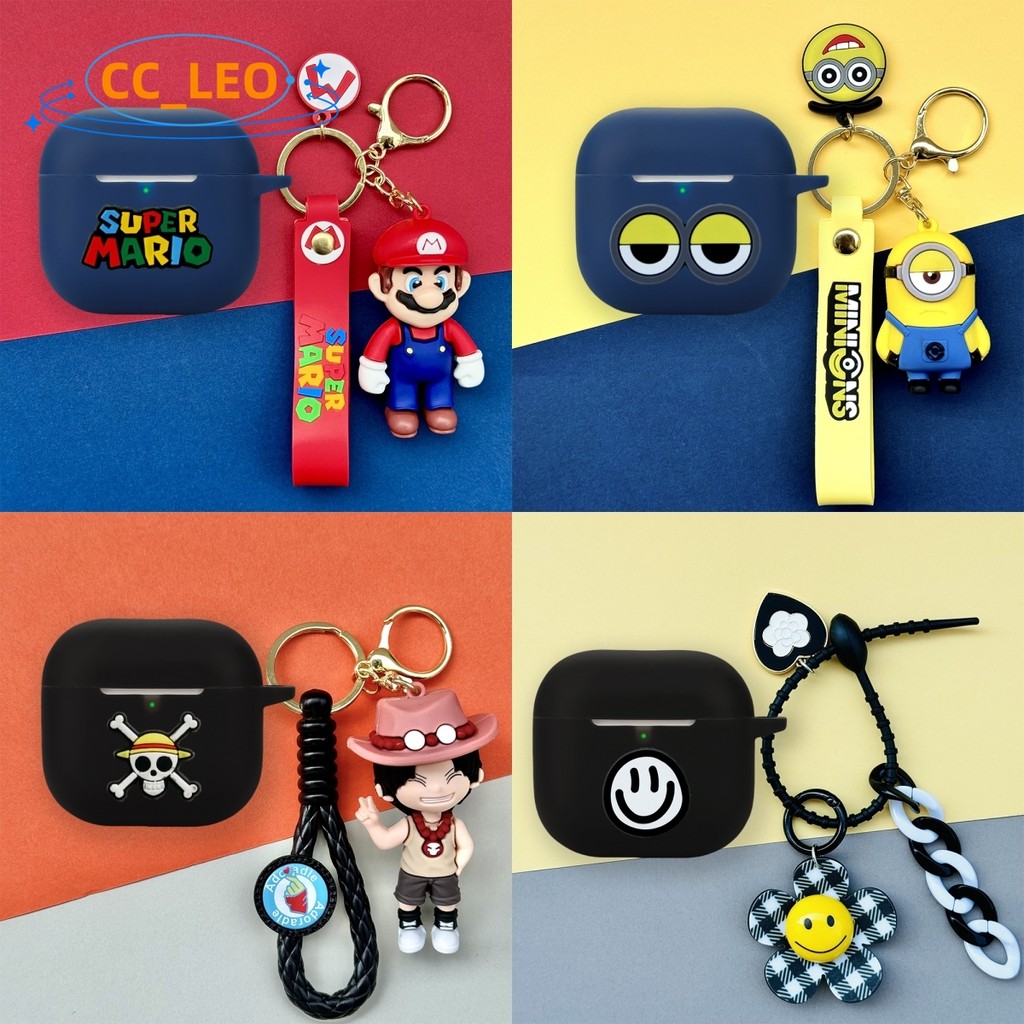 For HuaWei FreeBuds SE3 Case Cartoon Night Fury Mario Keychain HuaWei ...