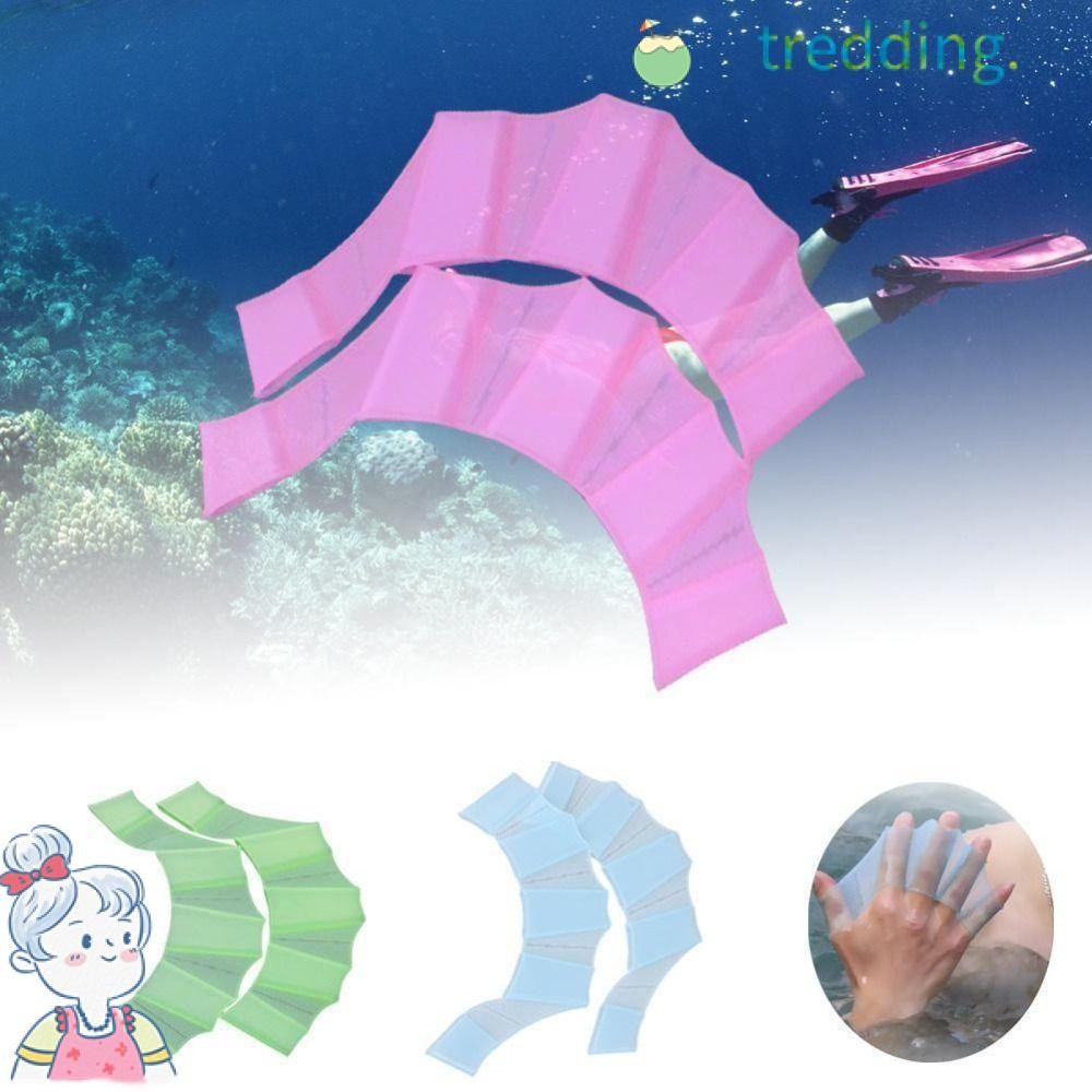 TREDDING491 ครีบมือว่ายน้ํา เพิ่มความต้านทาน ใช้งานง่าย เครื่องพลิก ...