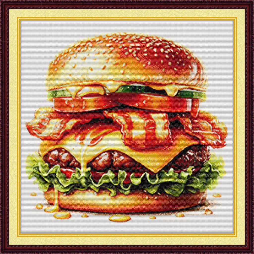 Joy Sunday Stamped Cross Stitch Ktis DMC Threads ชุดปักครอสติสจีน DIY เย็บปักถักร้อยชุด ...