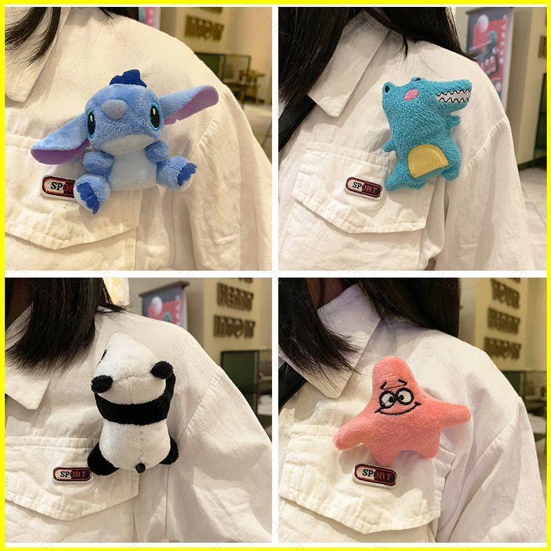 SY1 Stitch Patrick Star เข็มกลัดจี้เครื่องประดับตุ๊กตา pin อุปกรณ์เสริม ...