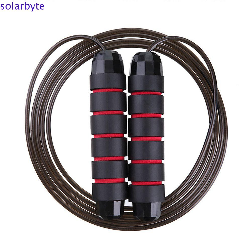 SOLARBYTE เชือกกระโดด PVC Professional Rapid Speed ปรับลวด EVA เชือกความเร็วแบริ่งกันลื่น ...