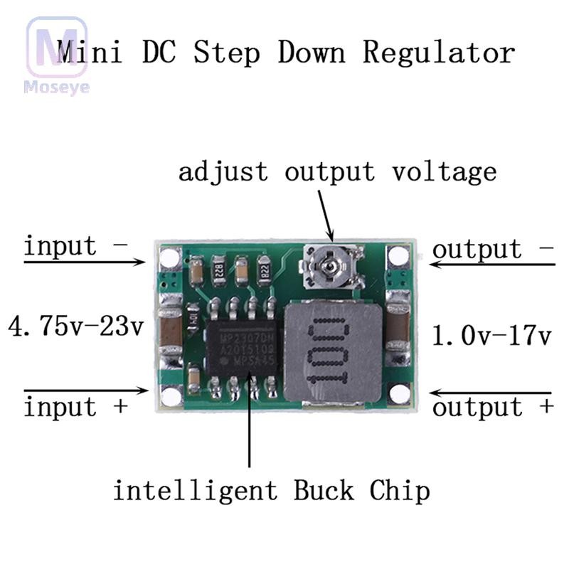 Tianyuanfff 3A Mini DC-DC step down converter volt regulator 5V-23V ถึง 3.3V 6V 9V 12V ดี ...
