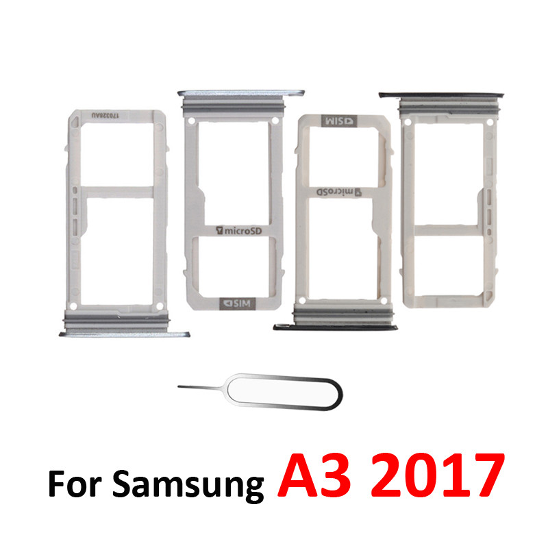สําหรับ Samsung Galaxy A3 2017 A320 A320F A320Y A320FL ที่อยู่อาศัยถาด ...