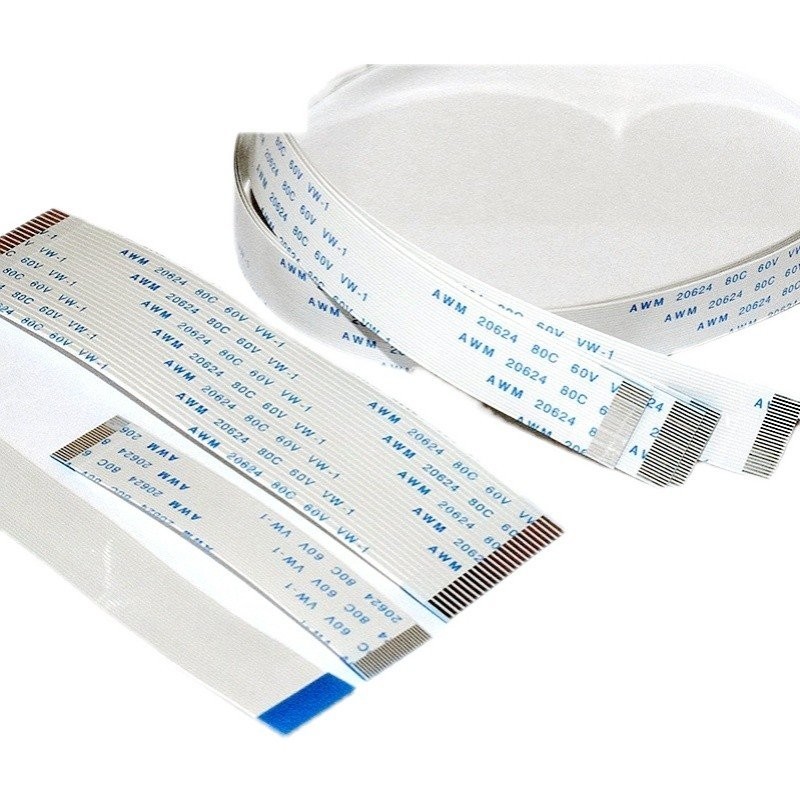 สายเคเบิลริบบอนยืดหยุ่น FFC/FPC ขนาด 0.5 มม. สายเชื่อมต่อแบบไปข้างหน้า ...