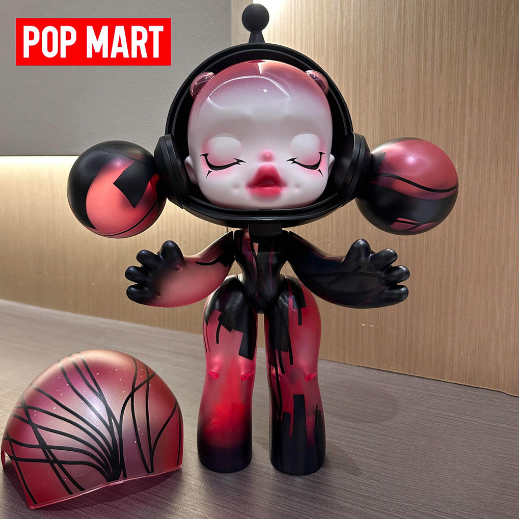ของแท้ MEGA α SKULLPANDA 400% Red Crystal Big Figure Doll Ornament Gift ...
