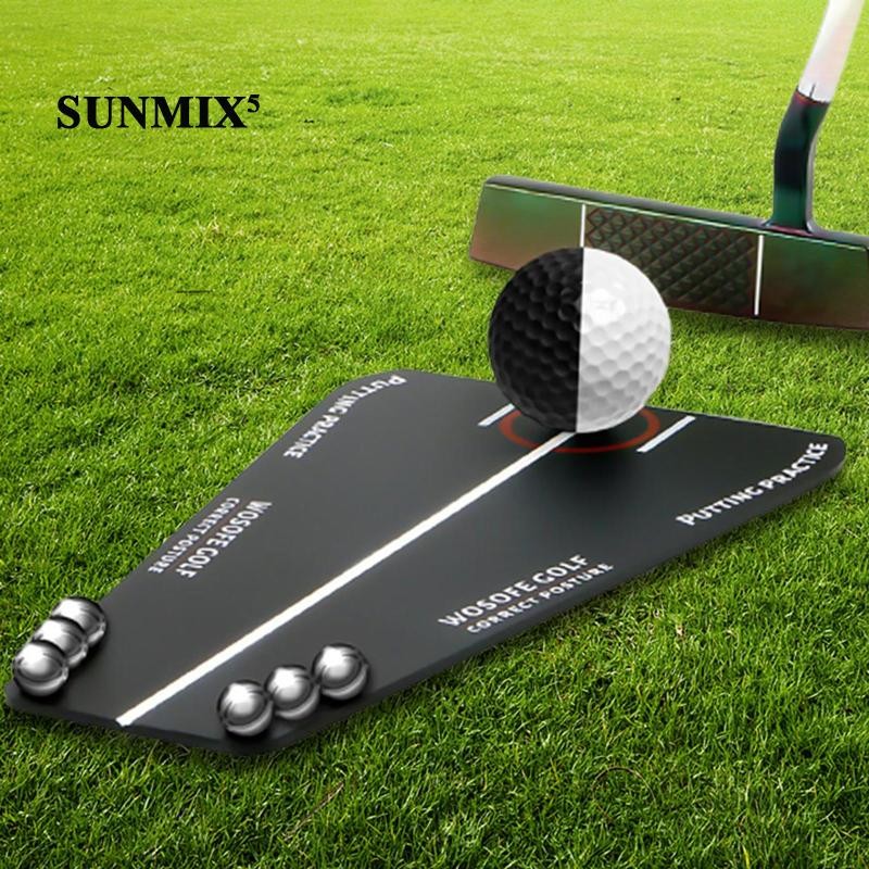 [กีฬาเทรนด์] Golf Putting Aid Golf Putting Putter Swing Gift Beginner ...