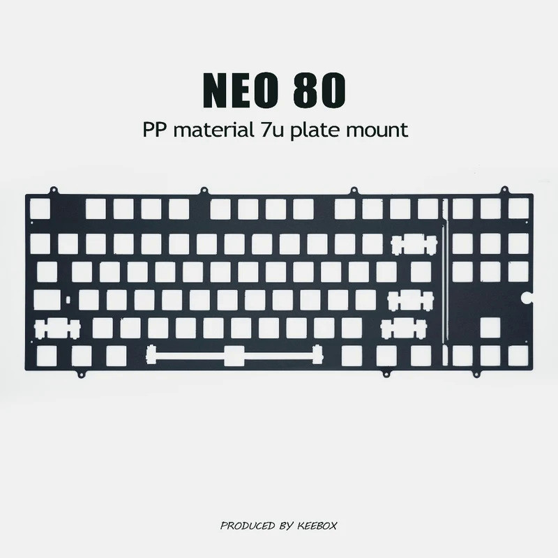 Keebox Neo80 Mechanical Keyboard Kit Positioning Plate Aluminum Plate ...