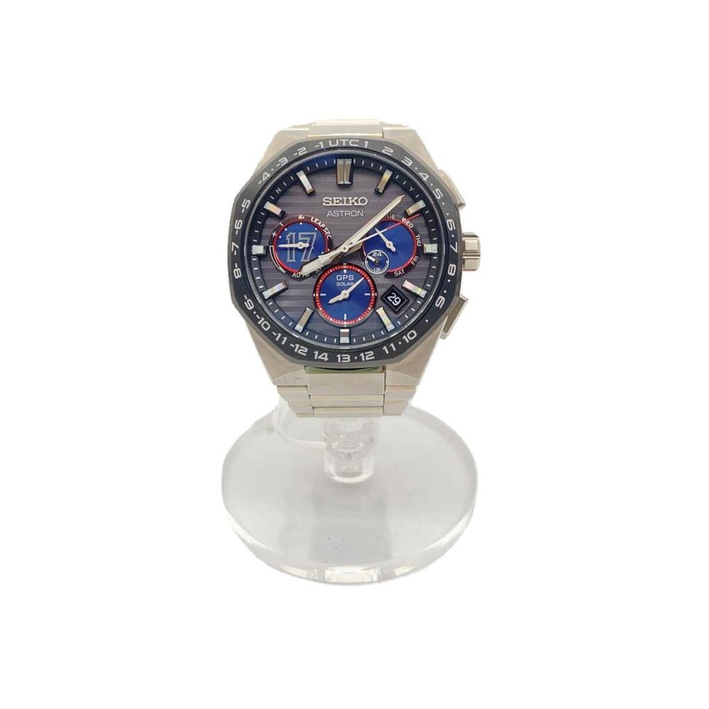 Seiko(ก) Seiko Mens Watch Astron Nexter Otani Shohei 2023 Analog Stainless Steel Gry Slv Ss ...