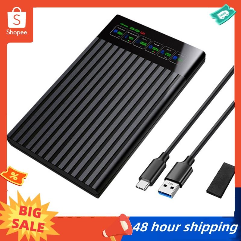 พร้อมสต็อก 2.5In HDD Enclosure SATA เป็น USB3.1 ฮาร์ดไดรฟ์ภายนอก 6Gbps HDD SSD ฮาร์ดไดรฟ์ ...