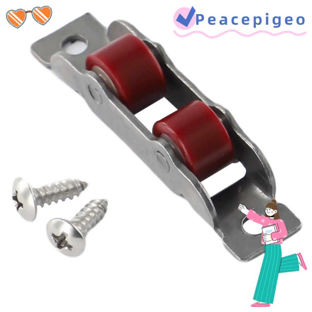 PEACEPIGEO 1 ชิ้น/4 ชิ้นลูกกลิ้งบานเลื่อนประตู, อุปกรณ์ประตูบานเลื่อนลูกรอกหน้าต่างสแตนเลส ...