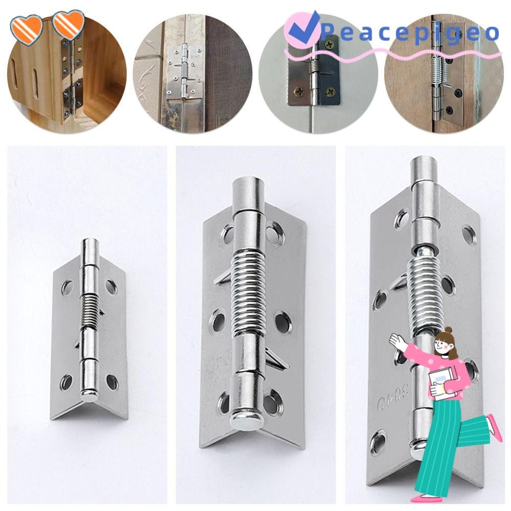 PEACEPIGEO บานพับประตู Loop อัตโนมัติ Rebound ฮาร์ดแวร์เฟอร์นิเจอร์อุปกรณ์ | Shopee Thailand