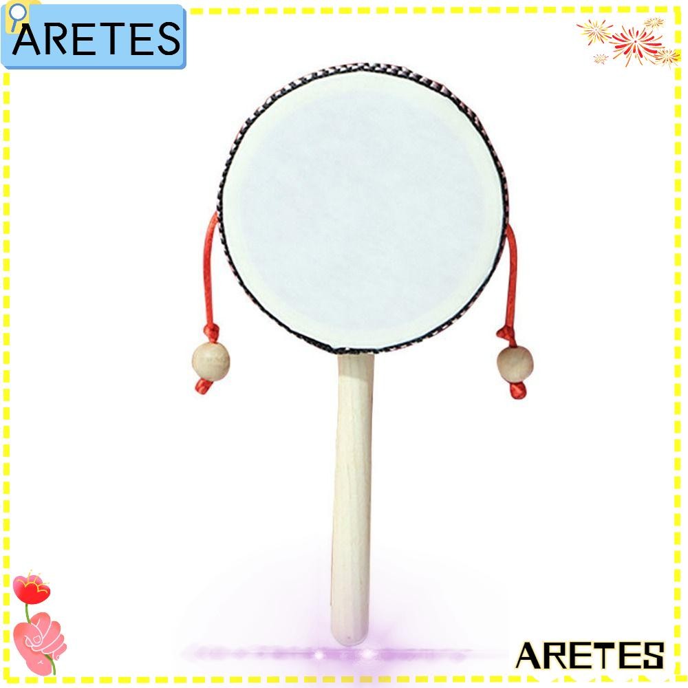 ARTEES Rattle, ของเล่น Orff Instruments Hand Shake Drum, เครื่องดนตรี ...
