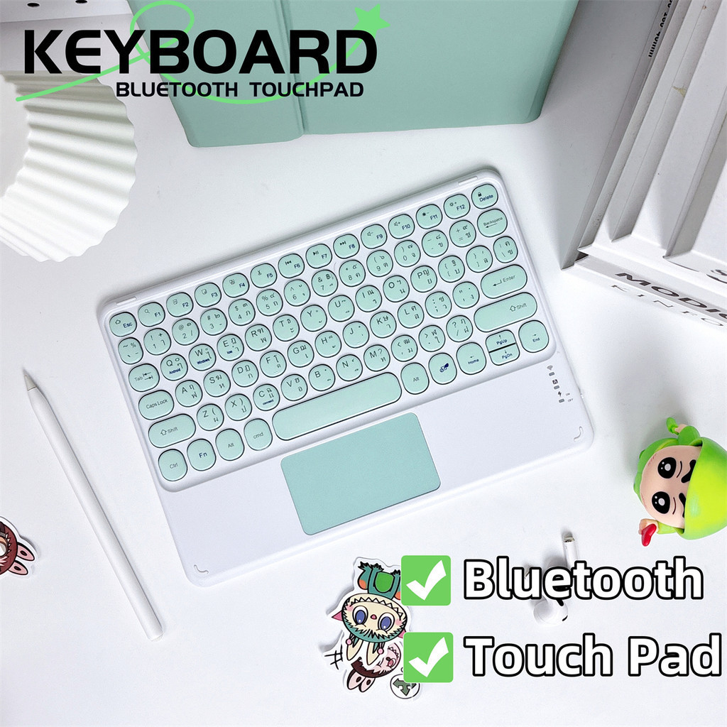 Cute Thai bluetooth keyboard คีย์บอร์ดไอแพด Keyboard Bluetooth ...