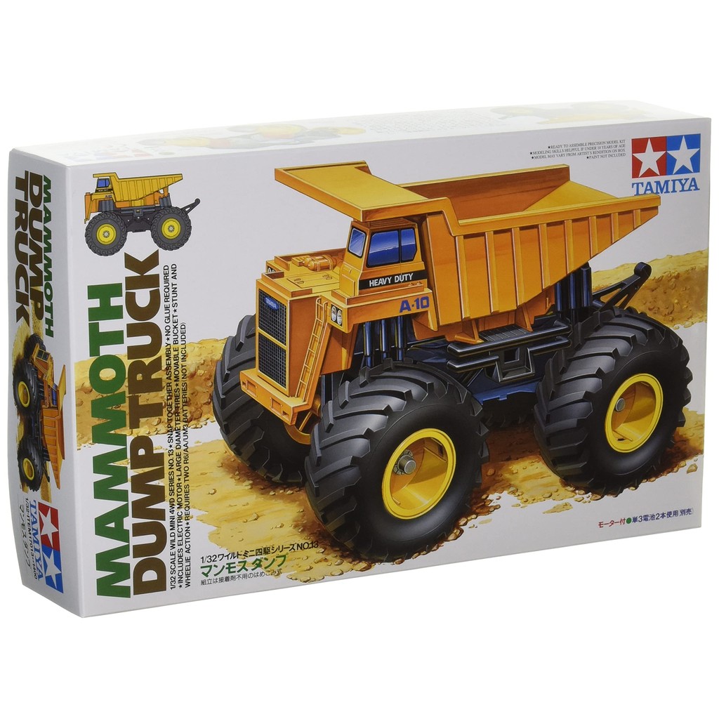 TAMIYA Wild Mini 4WD Series No.13 Mammoth Dump พลาสติกรุ่น 17013 ...