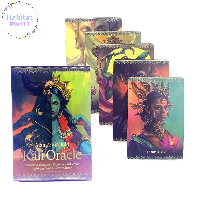 Habitatport Kali Oracle การ์ด Tarot Prophecy Divination Deck Family Party เกมกระดาน Fortune บอก ...