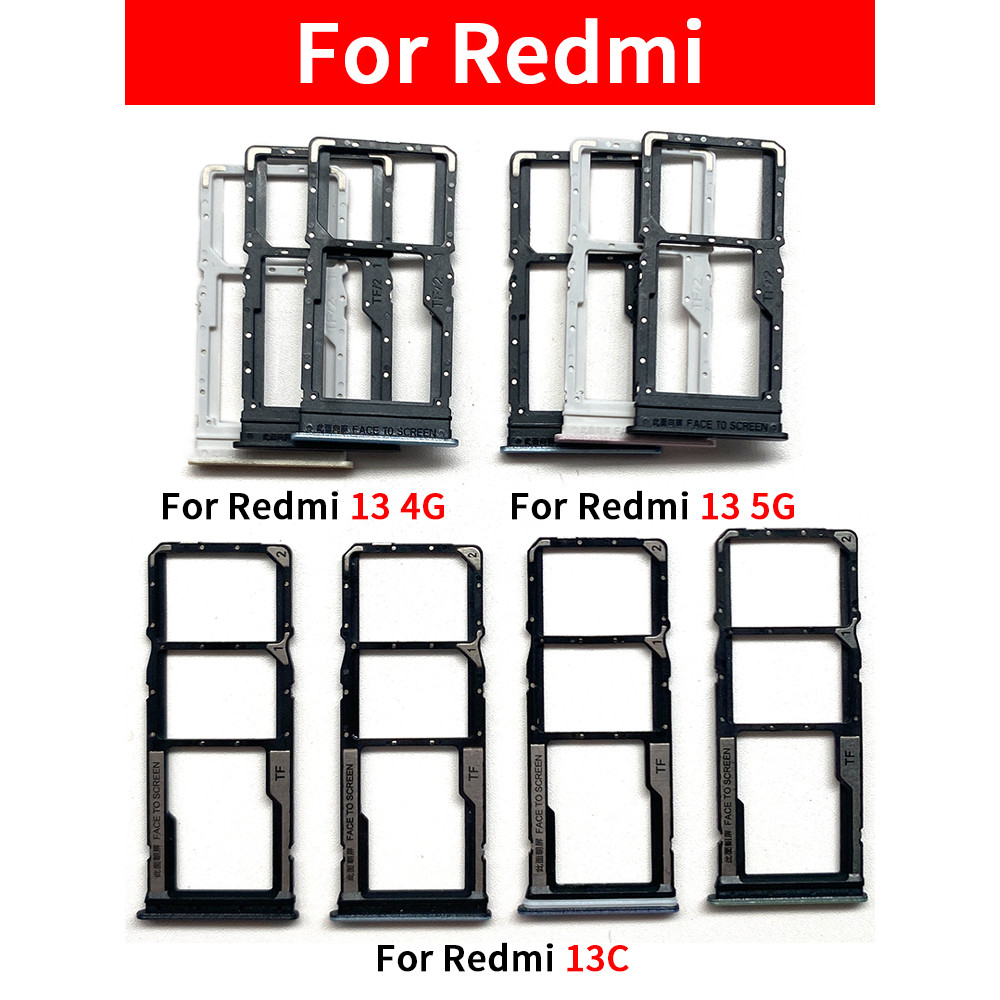 ถาดซิม (Sim door)สําหรับ Xiaomi Redmi 13 4G 5G 13C ช่องใส่ซิมการ์ด นาโน ...