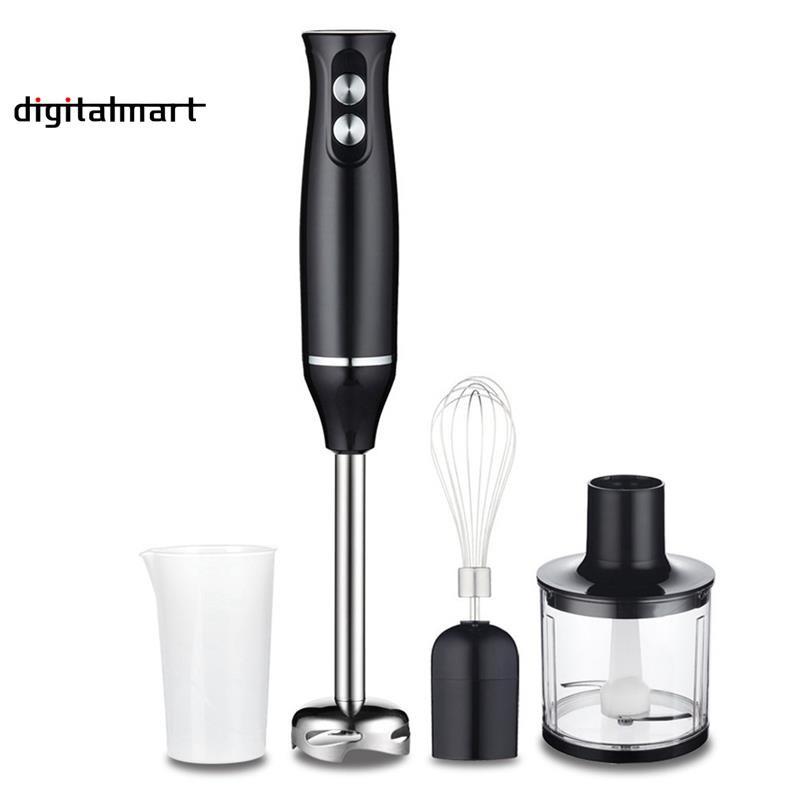 4 in 1 High Power Immersion Hand Stick Blender Mixer ประกอบด้วย Chopper ...