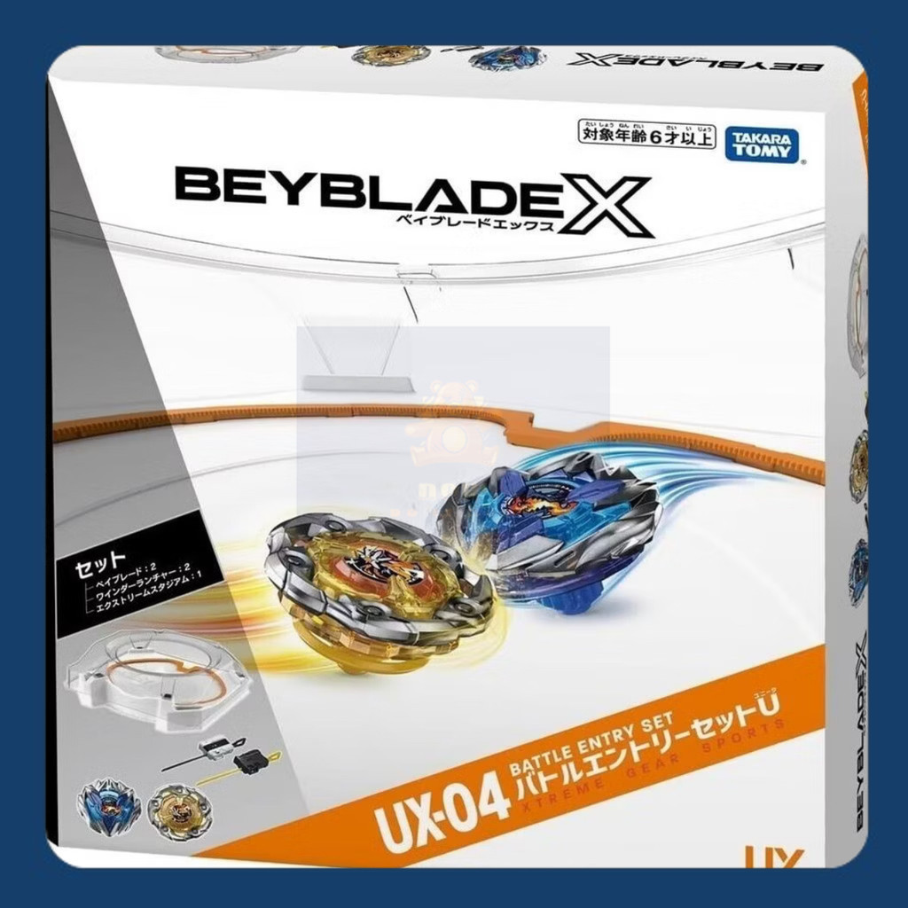 Takara Tomy Beyblade X UX-04 Battle Entry Set (โปรดอ่านรายละเอียดก่อน ...