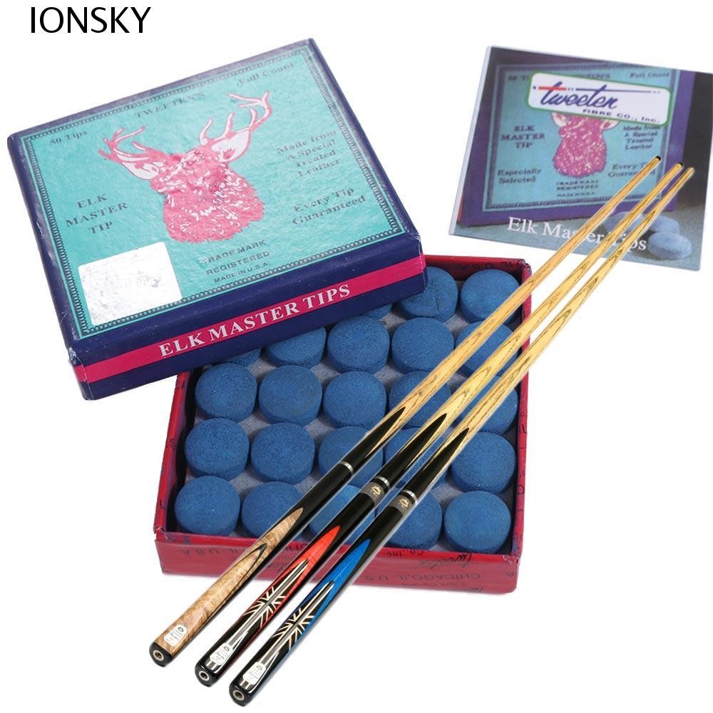 IONSKY คิวบิลเลียดปลายแท่งเปลี่ยนเคล็ดลับ M ความแข็งอุปกรณ์บิลเลียดทน ...