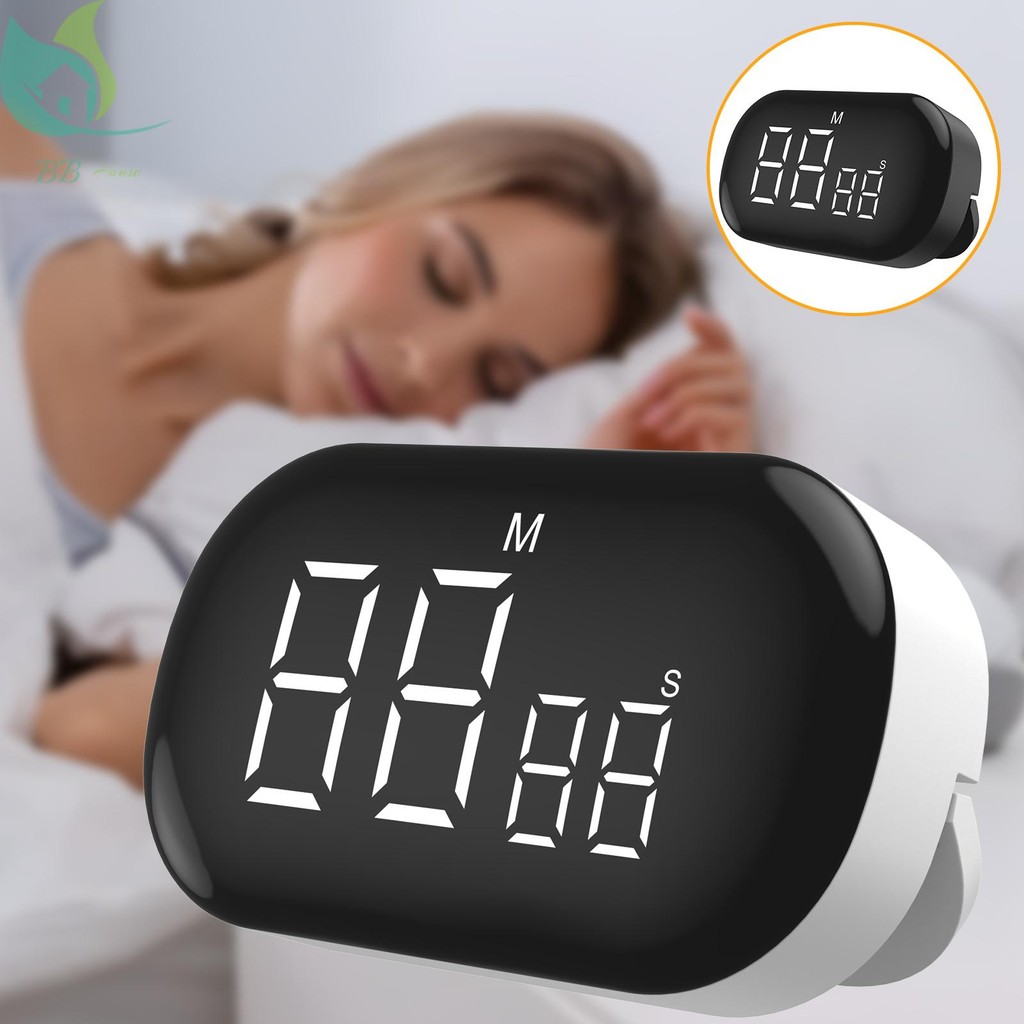 Digital Kitchen Timer Volume Adjustable Magnetic Timer with Large LED ...