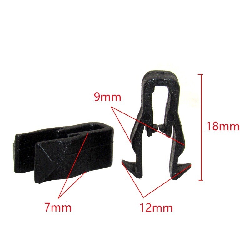 50pcs รถคอนโซลกลางเครื่องมือแผงเสียงนําทาง CD Fastener คลิปสําหรับ ...