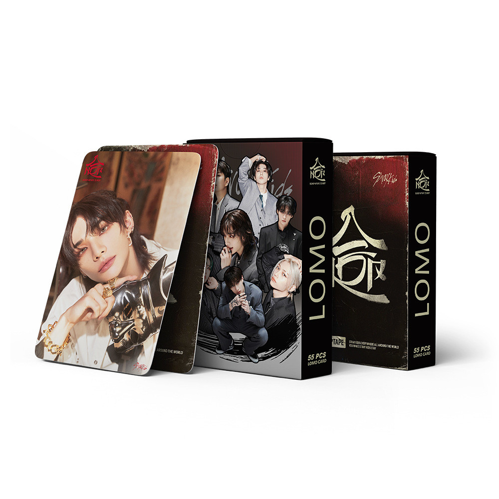 55 ชิ้น STRAY KIDS SKZ HOP การ์ด Lomo HIP TAPE auxback UNVEN TRACK ATE ...