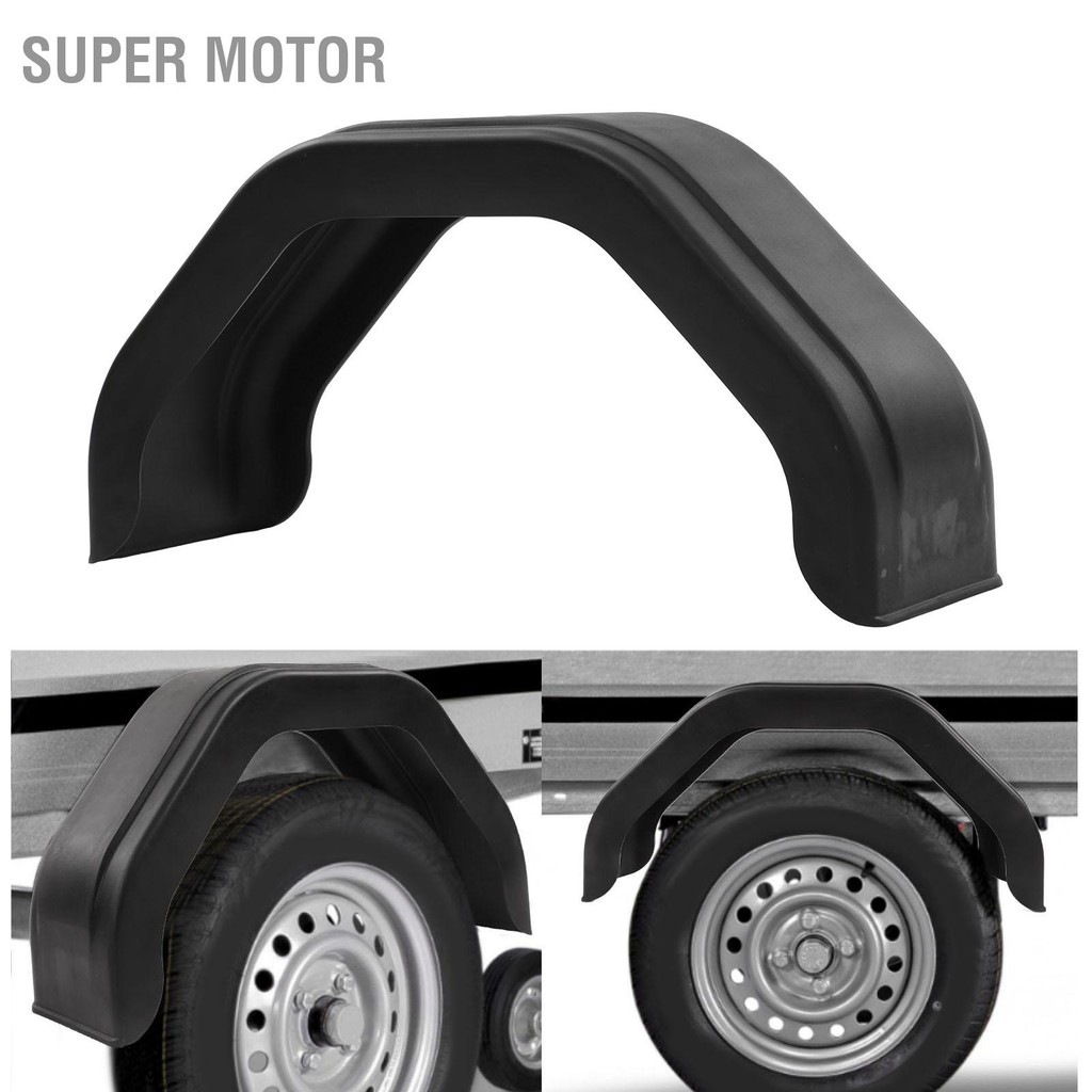 Super Motor 2 Pcs Trailer Wheels Mudguard High Strength Single Tire ...
