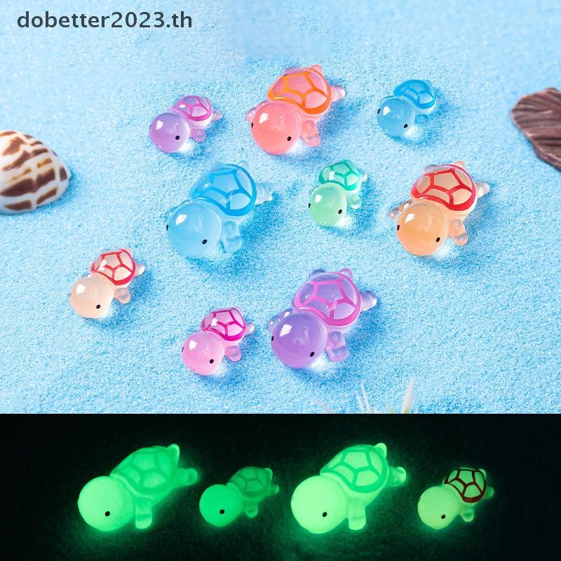 [DB] 10 ชิ้น Mini Turtles Luminous เครื่องประดับตัวเลขเต่าขนาดเล็ก Micro Fairy Garden ภูมิทัศน์ ...