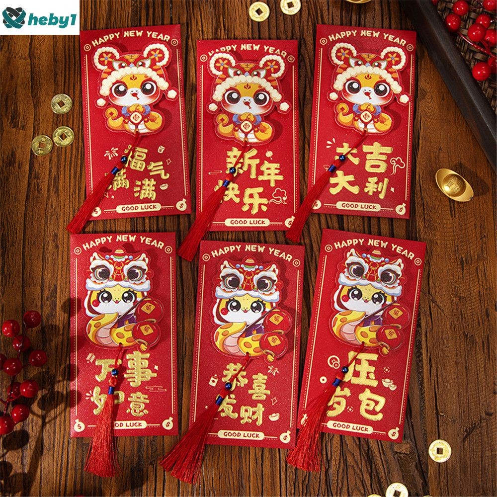 【undersell】 30pcs Chinese Style 2025 Snake Year Red Envelopes ...